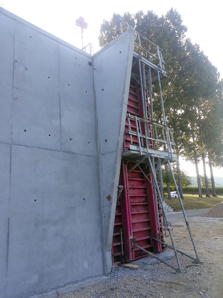 Maçonnerie console en béton - Maçonnerie Nombret, entreprise de ...