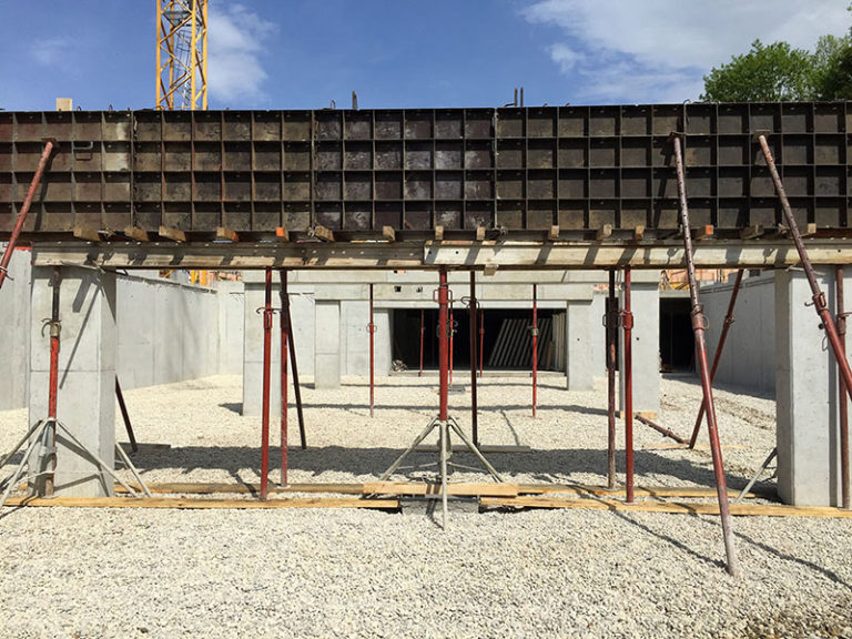 Coffrage de retombée de poutre - Maçonnerie Nombret, entreprise de ...